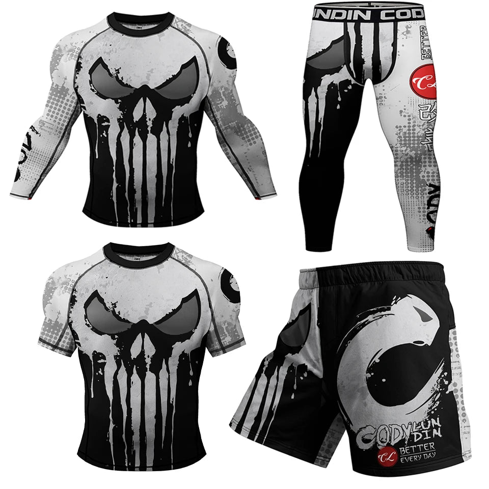 Skull Compression 'Hitman' 4 Piece Set for Warriors