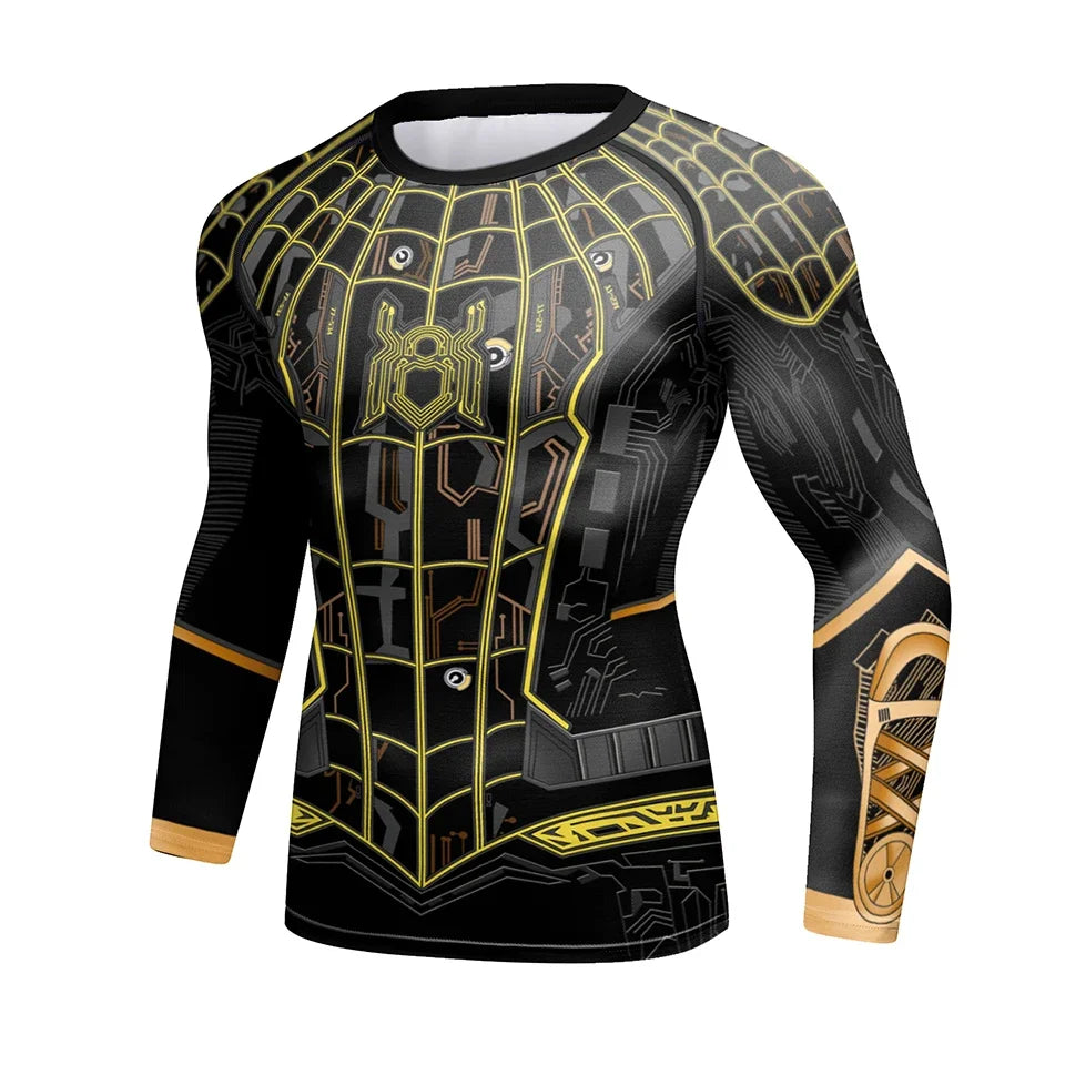 Spider Compression 'Brown Recluse' Long Sleeve Rashguard Gear