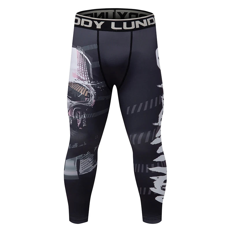 Skull Compression 'Castle' Compression Leggings Spats Gear