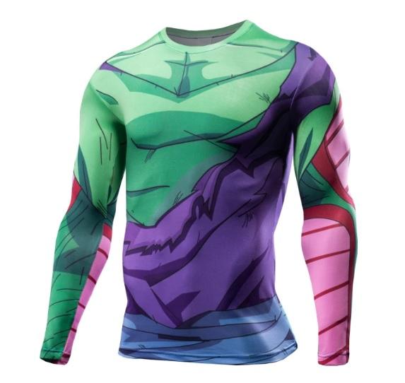 BJJ Rash Guard Battle Damaged Picollo Armor Long Sleeve