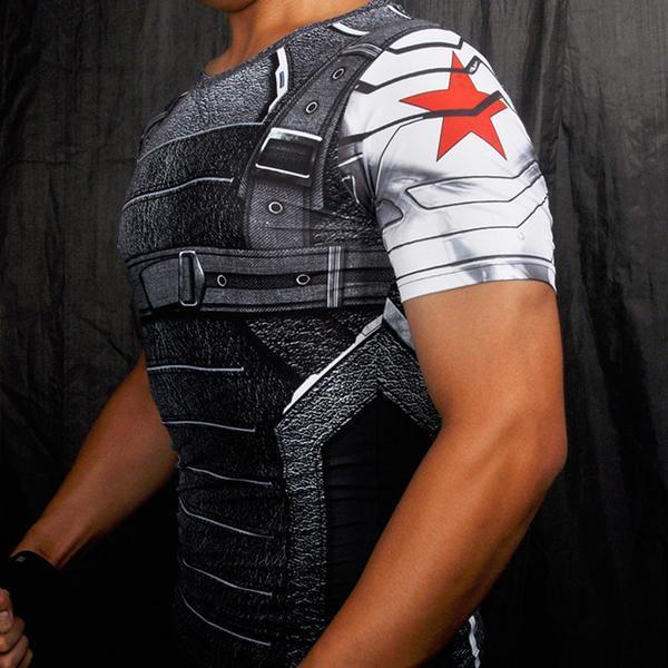 Buck "Winter Soldier" Compression Short Sleeve Rashguard