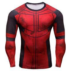 Deadpool 'Comic' Long Sleeve Compression Rashguard | RashGuardStore.com