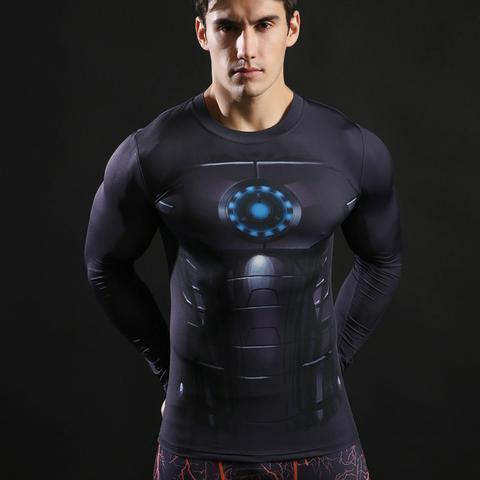Iron Man 3 "Mark XVIII" Compression Long Sleeve Rash Guard