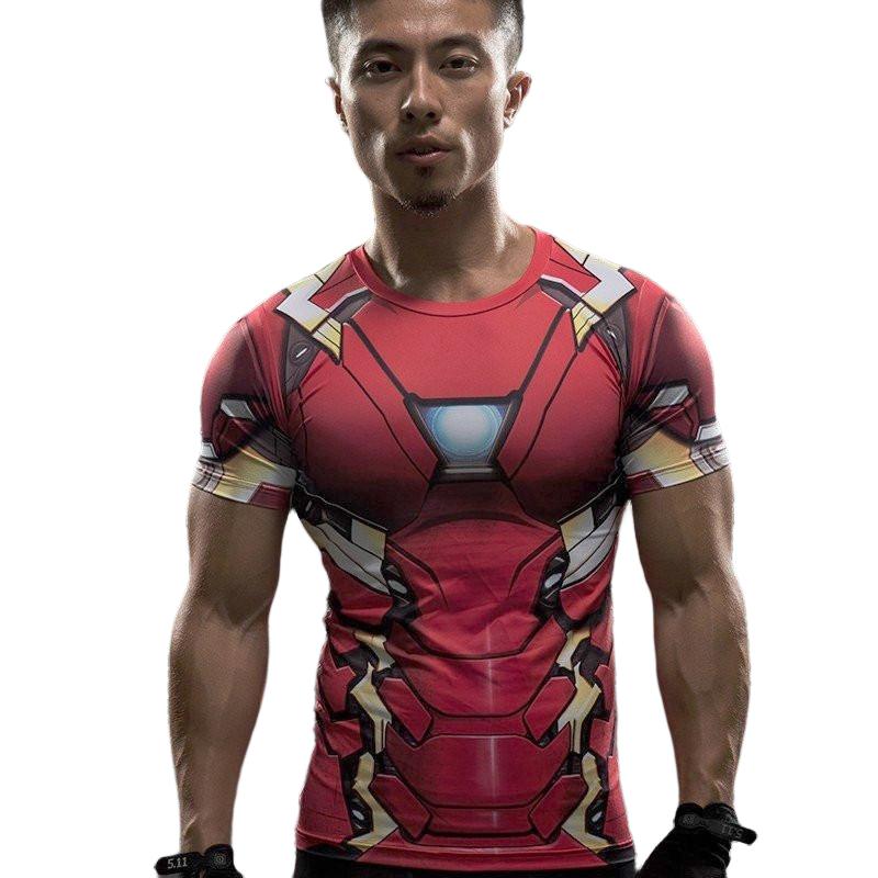 Iron Man 3 "Mark XXXIII" Compression Rash Guard | RashGuardStore.com