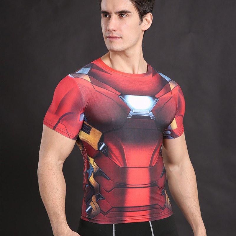 Iron Man"Mark XIX" Compression Rash Guard