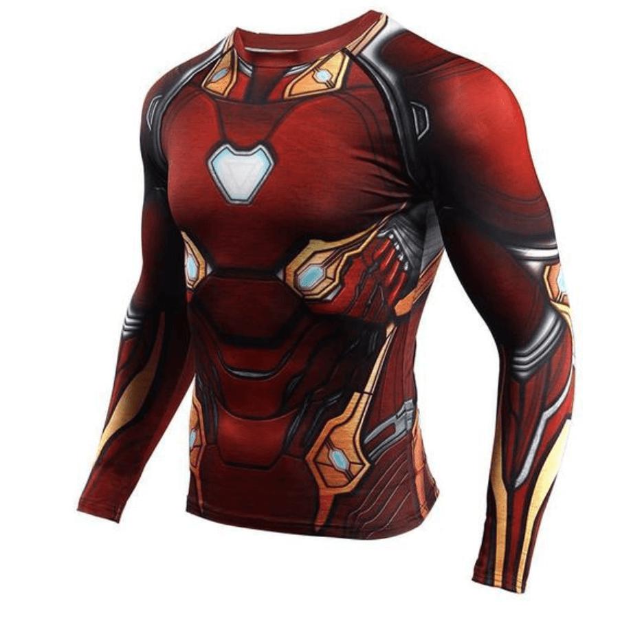 Iron Man 'Nano Tech' Infinity War Compression Rashguard Set