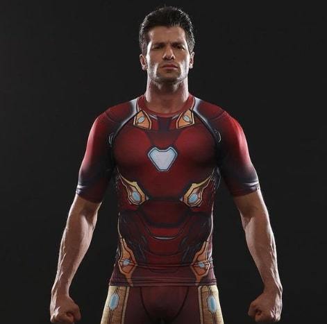 Iron Man "Nano Tech" Infinity War Compression Rash Guard