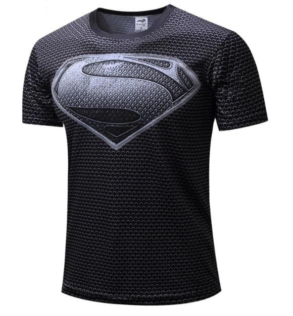 Kid's Superman "Son of Krypton" Compression Short Sleeve Rashguard