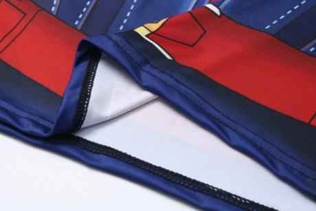 Men's Captain Marvel Premium Compression Short Sleeve Rashguard