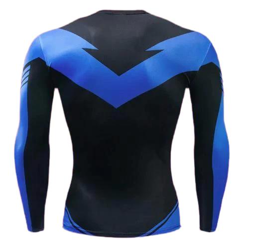 Nightwing Rash Guard Compression Shirt