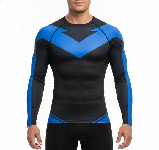 Nightwing Rash Guard Compression Shirt