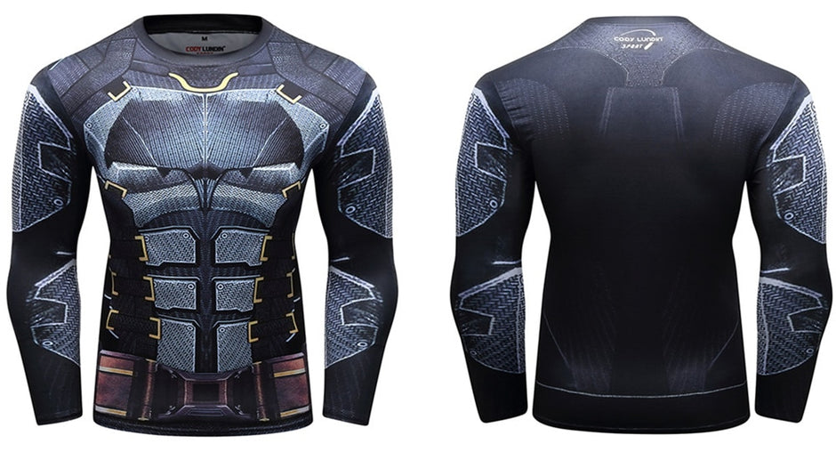 Batman Rash Guard Compression Shirt