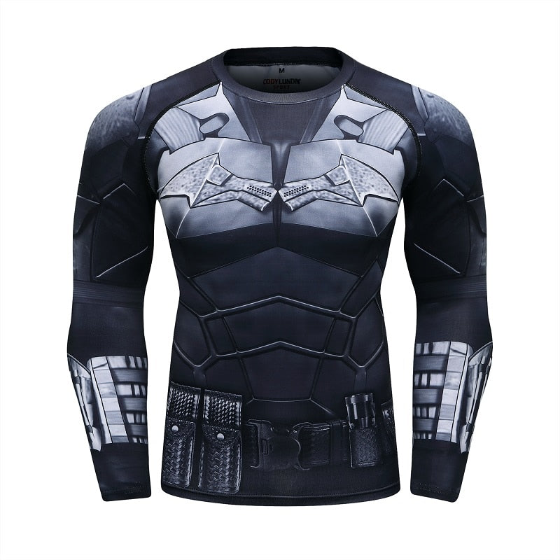 Batman Rash Guard Compression Shirt