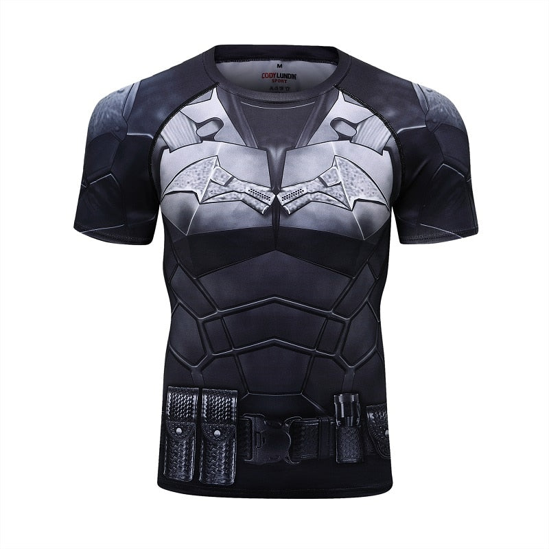 Batman Rash Guard Compression Shirt