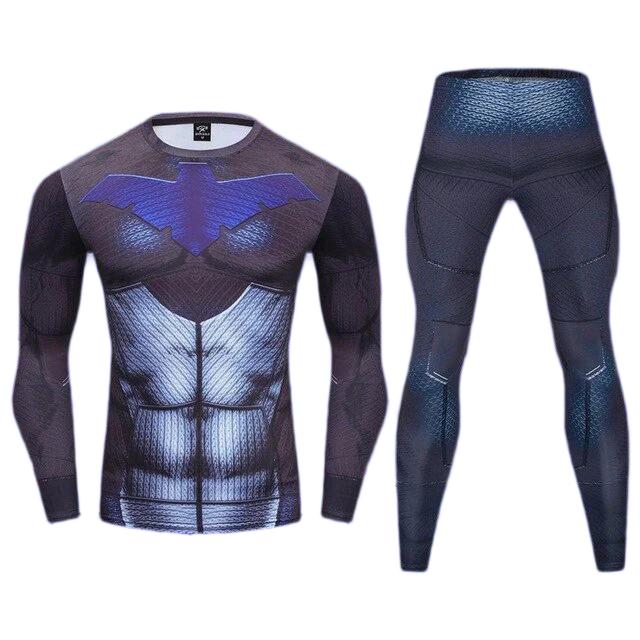 Nightwing Compression 'Young Justice | 2.0' Premium Long Sleeve Rashgu
