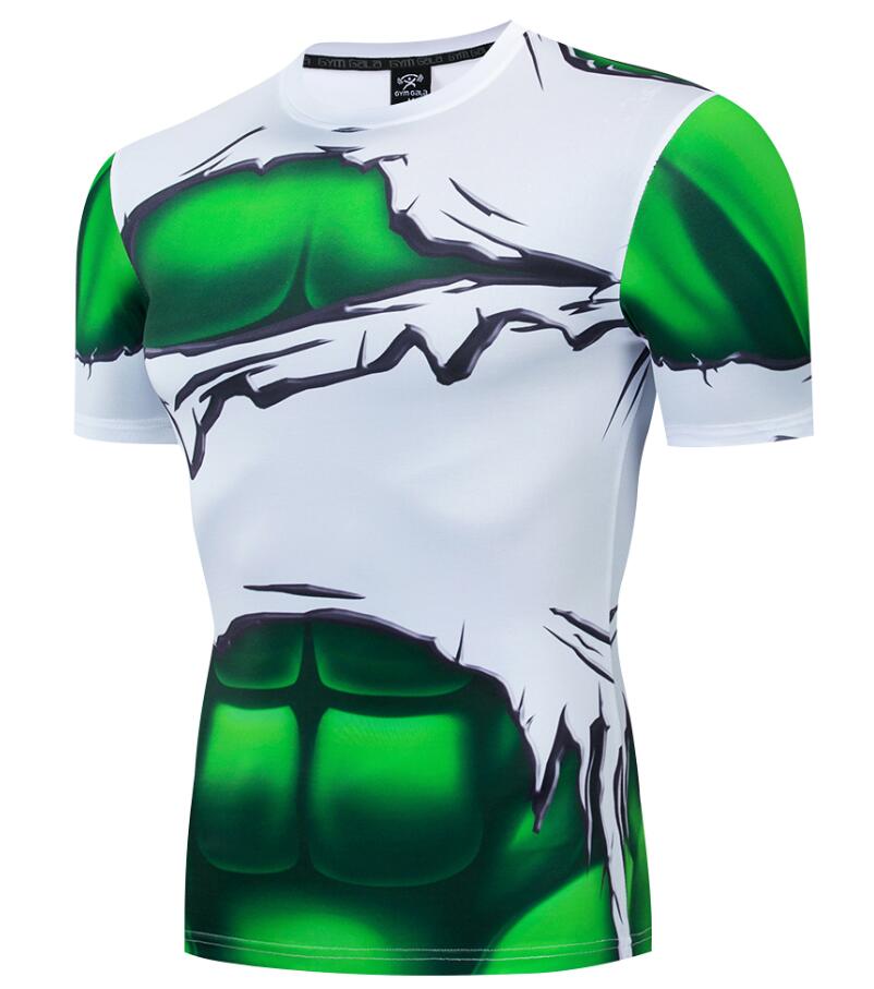 Smash Compression "Torn" Short Sleeve Rashguard for Heroes