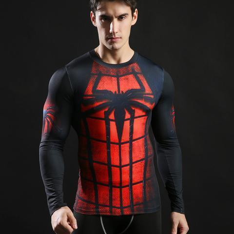 Spider Man "Black" Compression Long Sleeve Rashguard