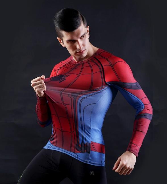 Spider Man "Classic" Compression Long Sleeve Rashguard