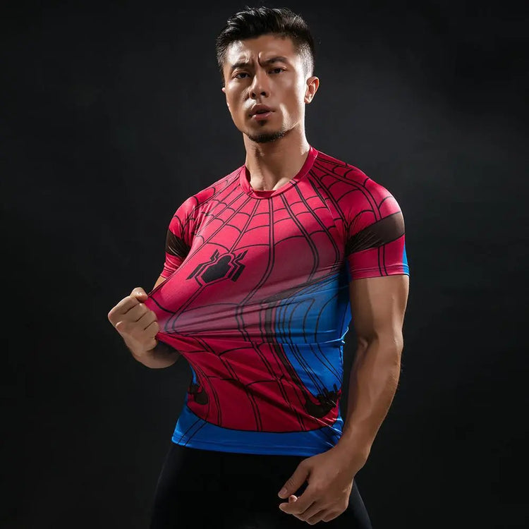 Spider-Man Compression Rashguard Shirt