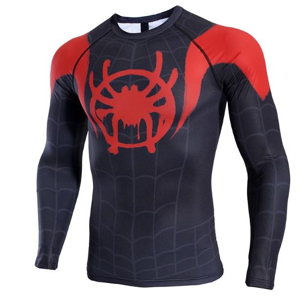 Spider 'Into The Spiderverse' Miles Morales Compression Long Sleeve Ra