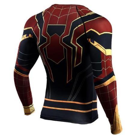 Spider Man "Iron Spider Man" Infinity War Compression Long Sleeve Rash