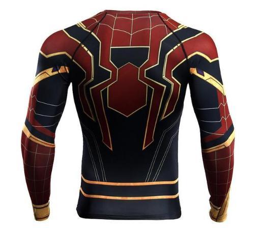 Spider Man "Iron Spider Man" Infinity War Compression Long Sleeve Rash