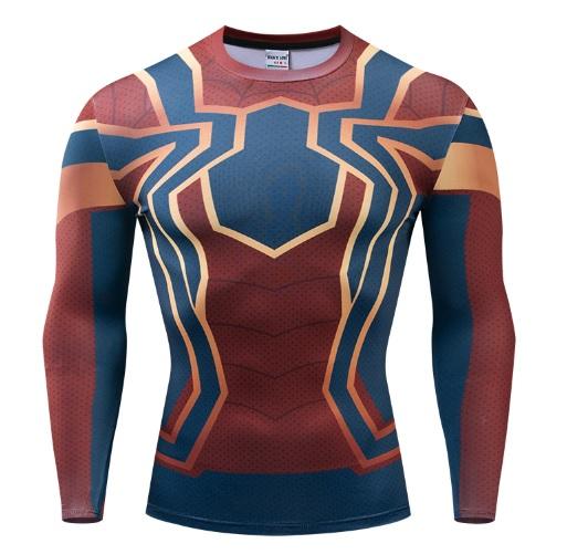Spider Man "Iron Spider Man" Infinity War Compression Long Sleeve Rash