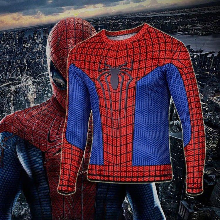 Spider Man "Spider Man 2" Compression Long Sleeve Rashguard