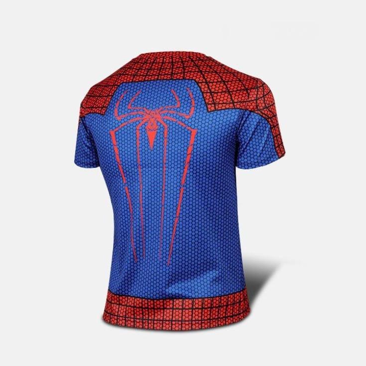 Spider Man "Spider Man 2" Compression Short Sleeve Rash Guard