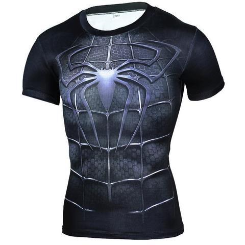 Spider Man "Spider Man 3.0" Short Sleeve Compression Rash Guard