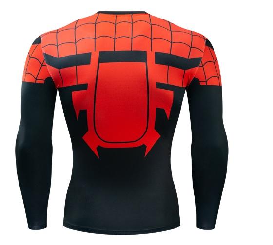Spider Man "Superior" Compression Long Sleeve Rash Guard