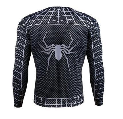 Spider Man "Symbiote" Compression Long Sleeve Rashguard