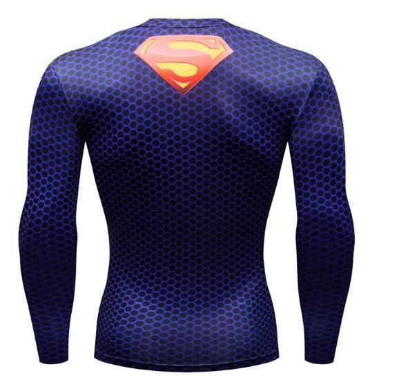 Superman "New 52" Premium Compression Long Sleeve Rashguard