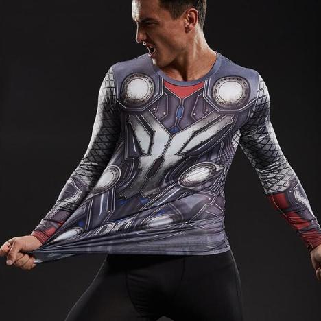 Thor 'Battle Armor' Long Sleeve Compression Rashguard