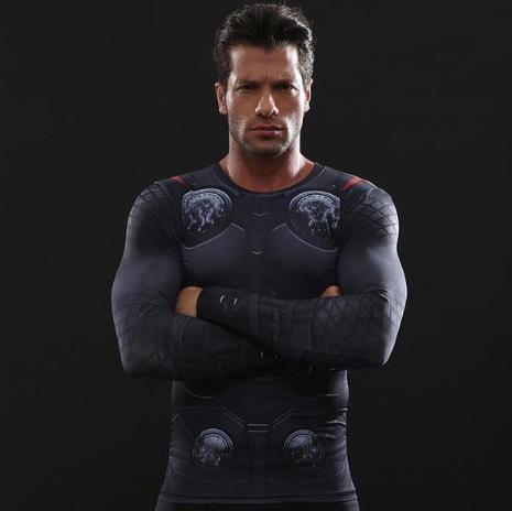 Thor 'Infinity War' Long Sleeve Premium Compression Rashguard