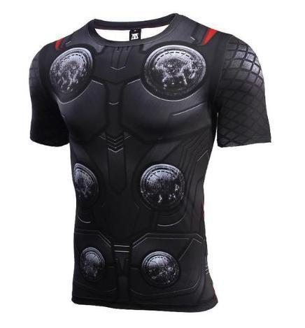 Thor 'Infinity War' Short Sleeve Premium Compression Rash Guard